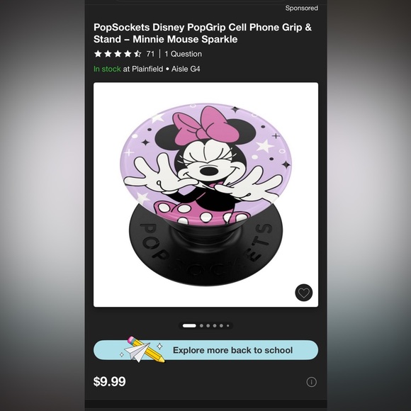 PopSocket | Accessories | Disney Minnie Mouse Popsocket Nwt | Poshmark